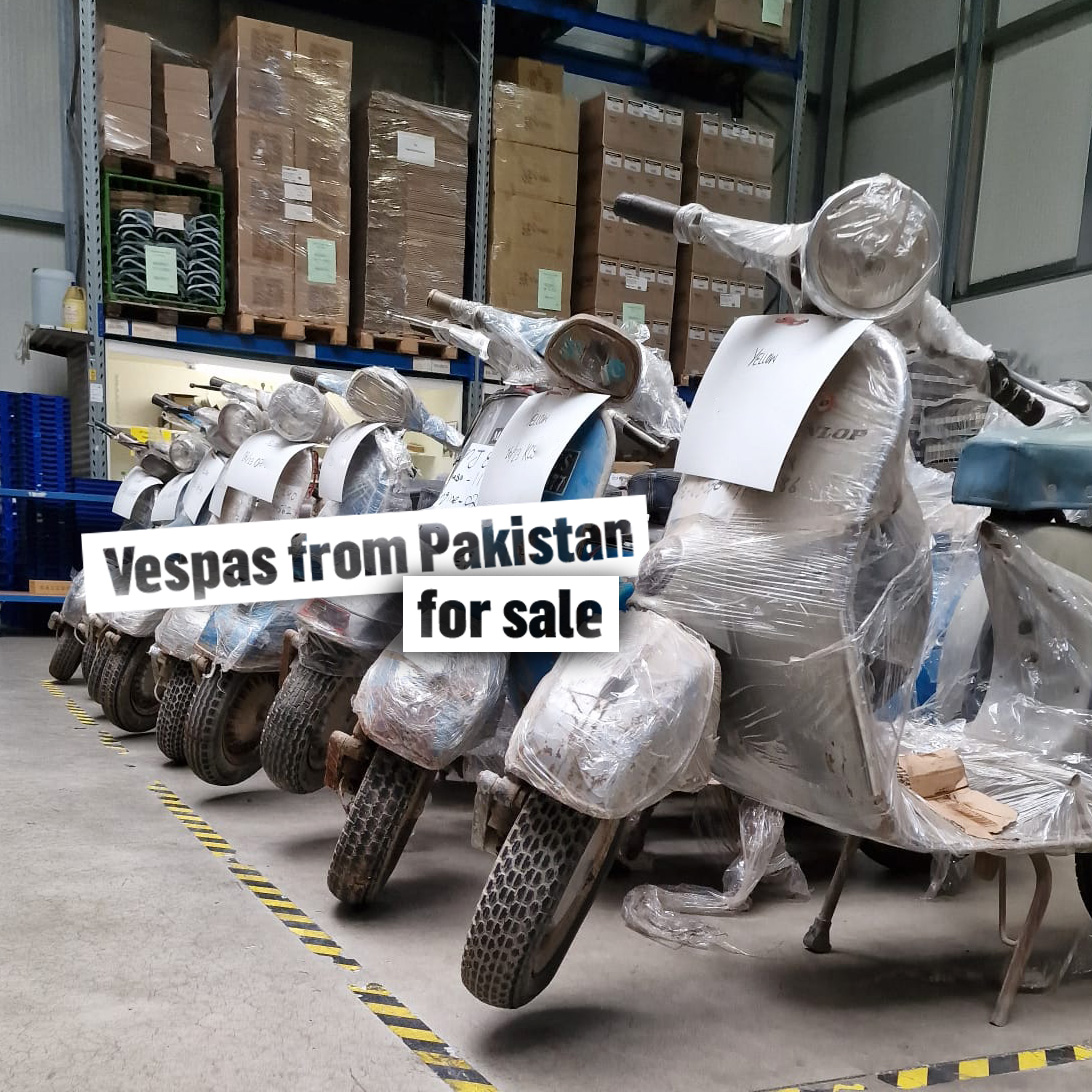 Vespas aus Pakistan zu verkaufen!