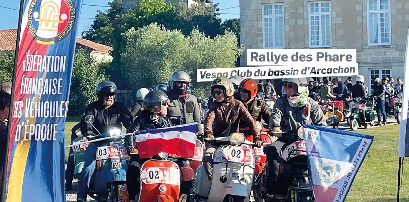 Rallye des Phare - Vespa Club du bassin d'Arcachon